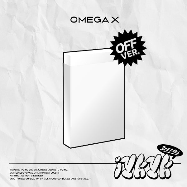OMEGA X 3rd Mini Album - iykyk (OFF Ver.) | PERTH K-POP