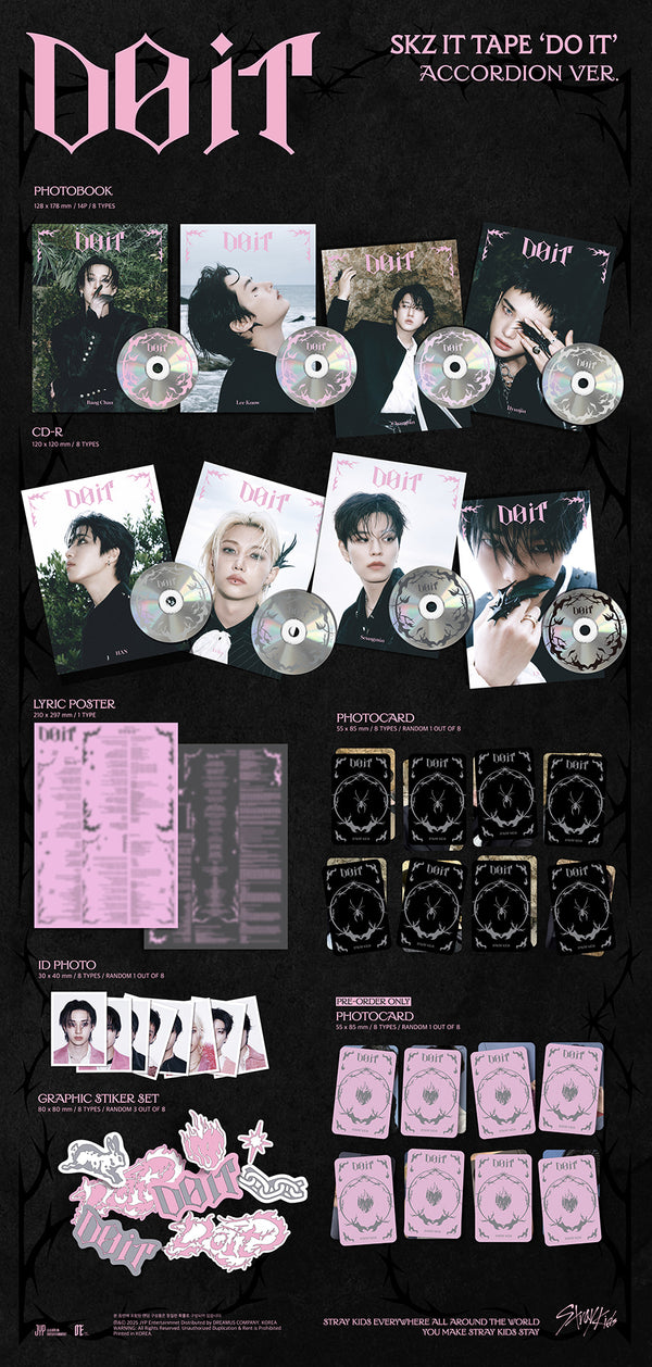 STRAY KIDS - [DO IT] SKZ IT TAPE ACCORDION Version | PERTH K-POP